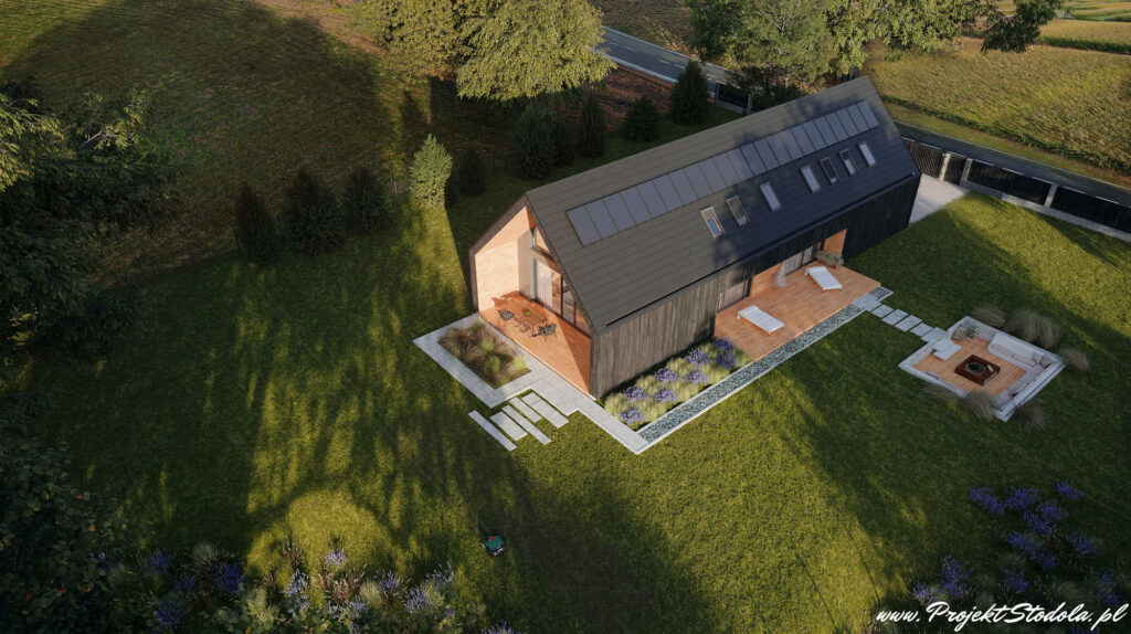 Projekt Stodoła L [240,85 m²] | Projekt Stodoła